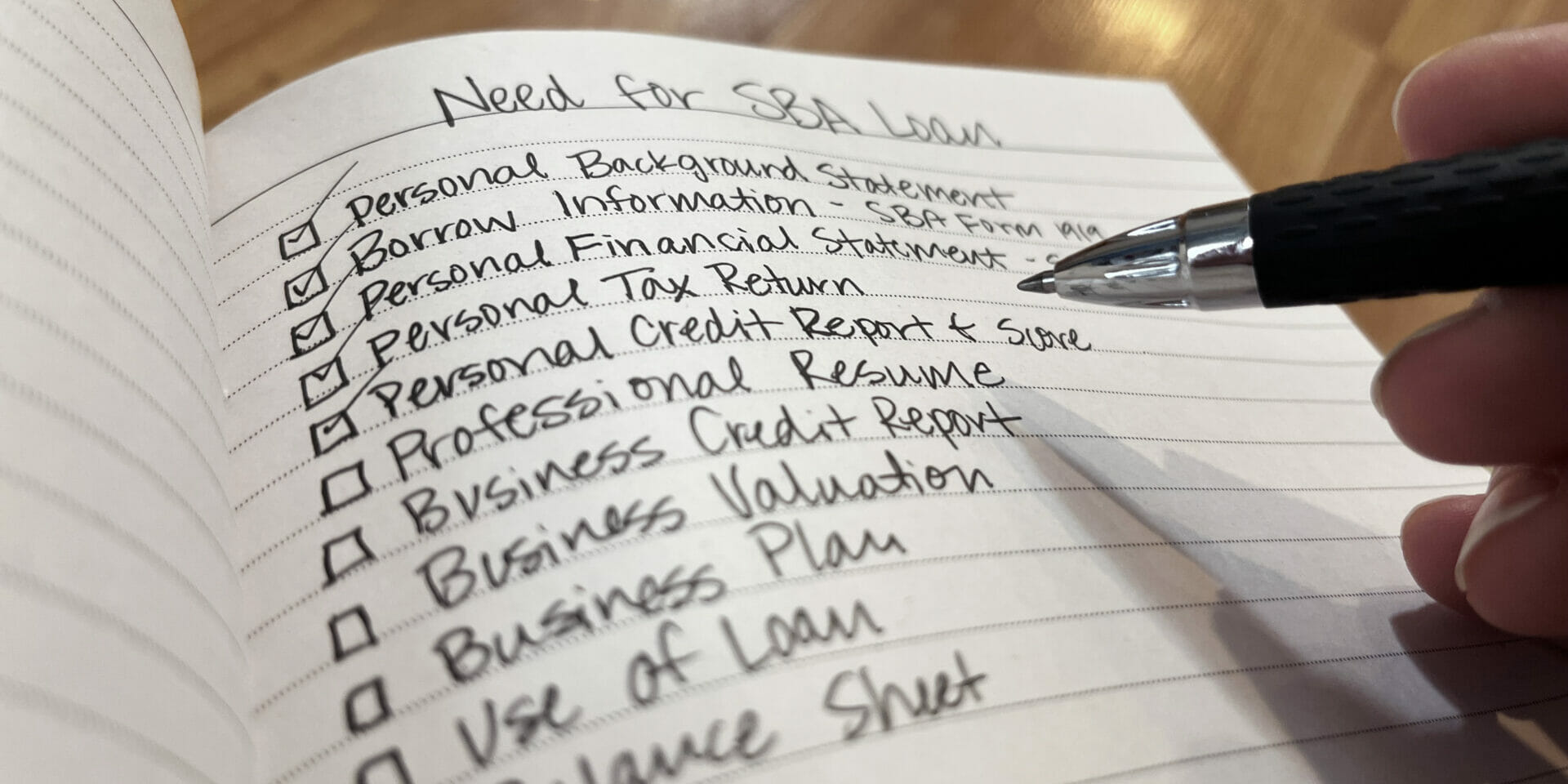 SBA Loan Application Requirements